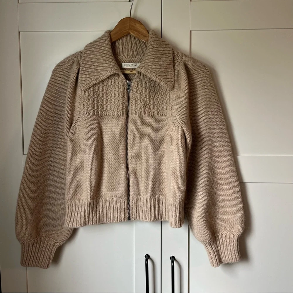 Christy Dawn | Jackets & Coats | Christy Dawn Dylan Natural 0 Alpaca ...